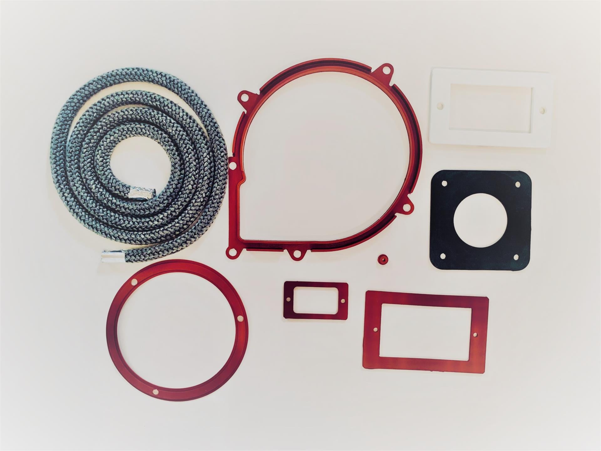 Ø80/130 mm Pakninger, bæringer, start- og afslutninger og diverse til ...